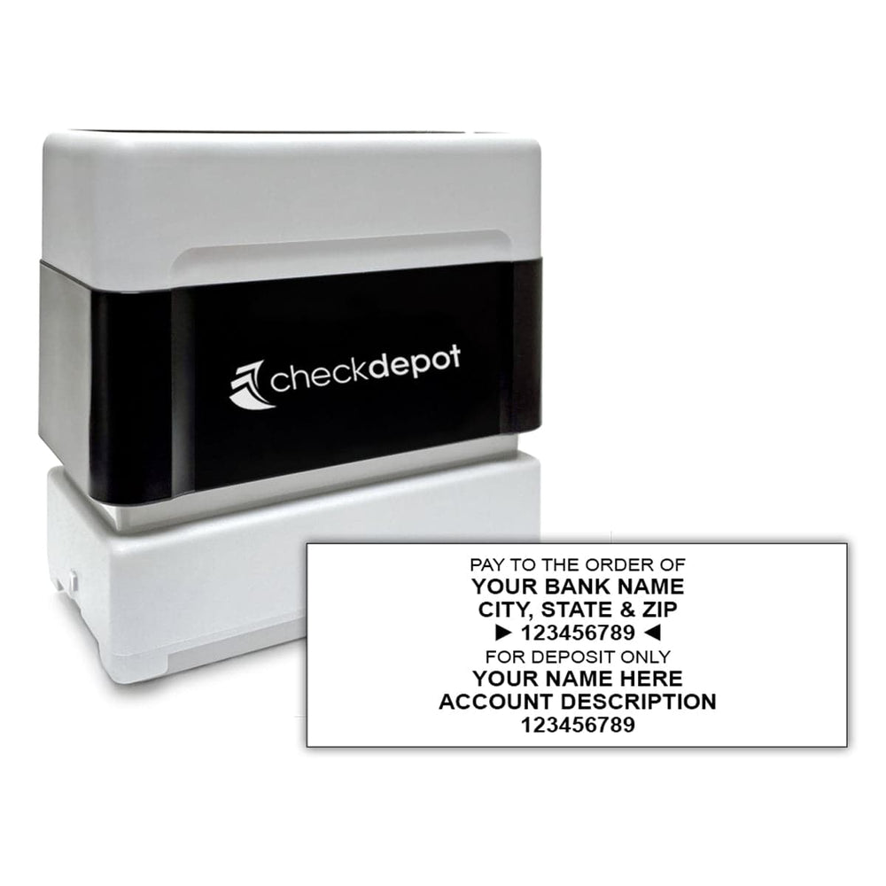 Rubber Stamps | Endorsement Stamps & More | CheckDepot.net - Check Depot